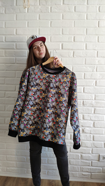 Свитшот Mike купить выкройку в интернет-магазине Helpersew